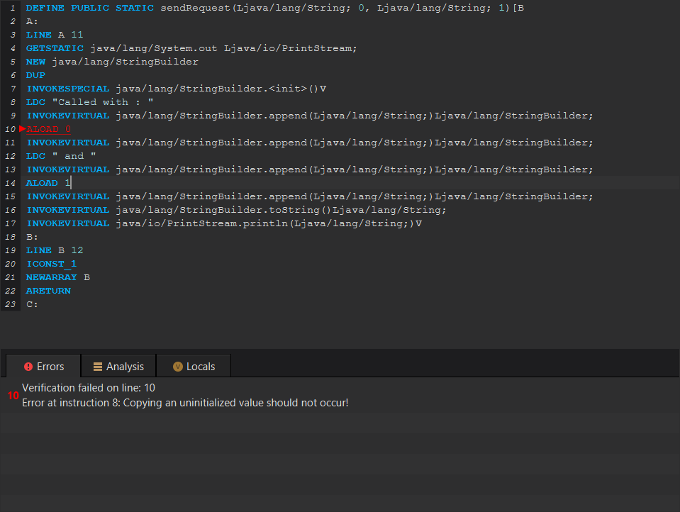 ALOAD 0 randomly being an issue · Issue #236 · Col-E/Recaf · GitHub