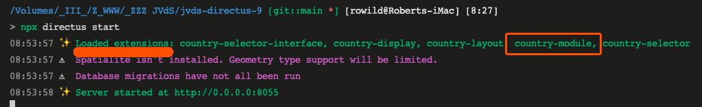 After deleting a custom module, its reference in the (SQLite) db "directus-settings" is not ...