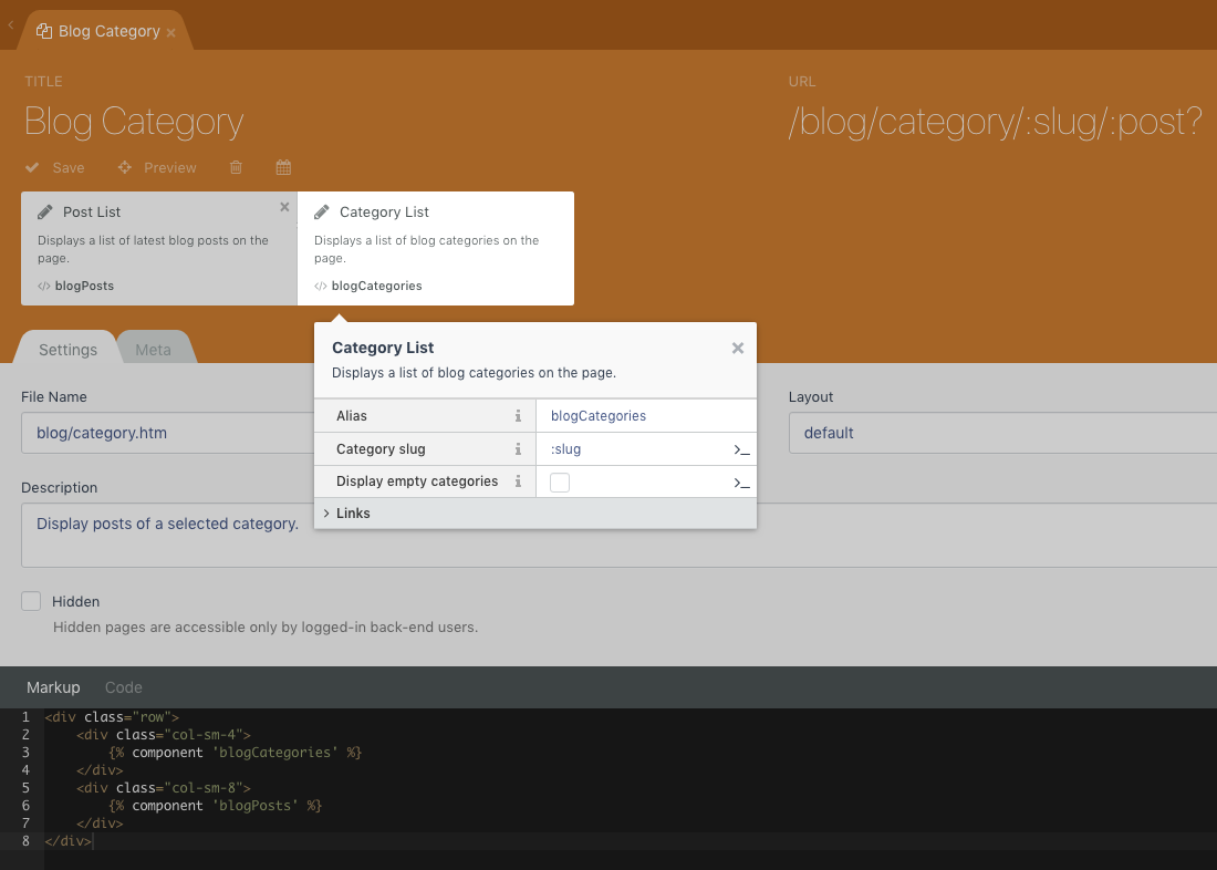 Category filter (:slug) not working · Issue #469 · rainlab/blog-plugin · GitHub
