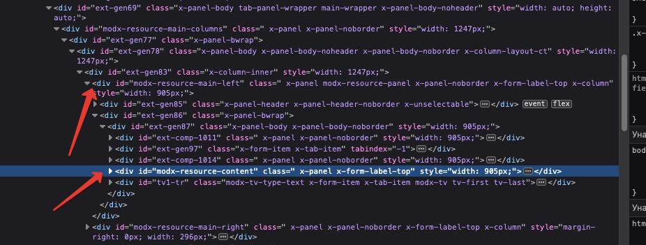 Modx 3 Manager Customization Not Working Properly For The Document Tab · Issue 13941 · Modxcms