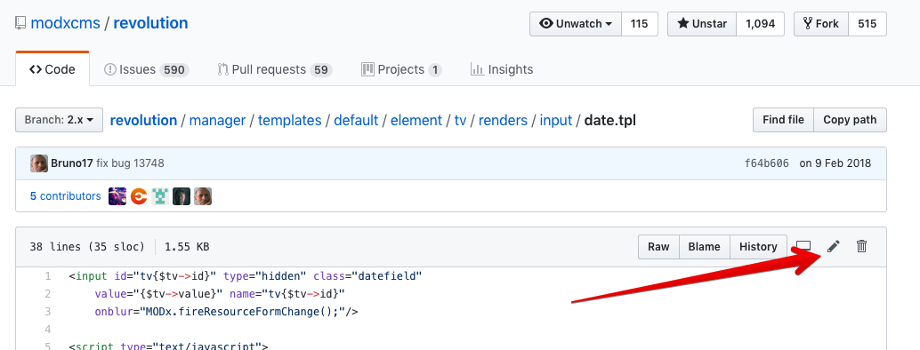 Allow template variables input type date configurations to be smarty · Issue #14575 · modxcms ...