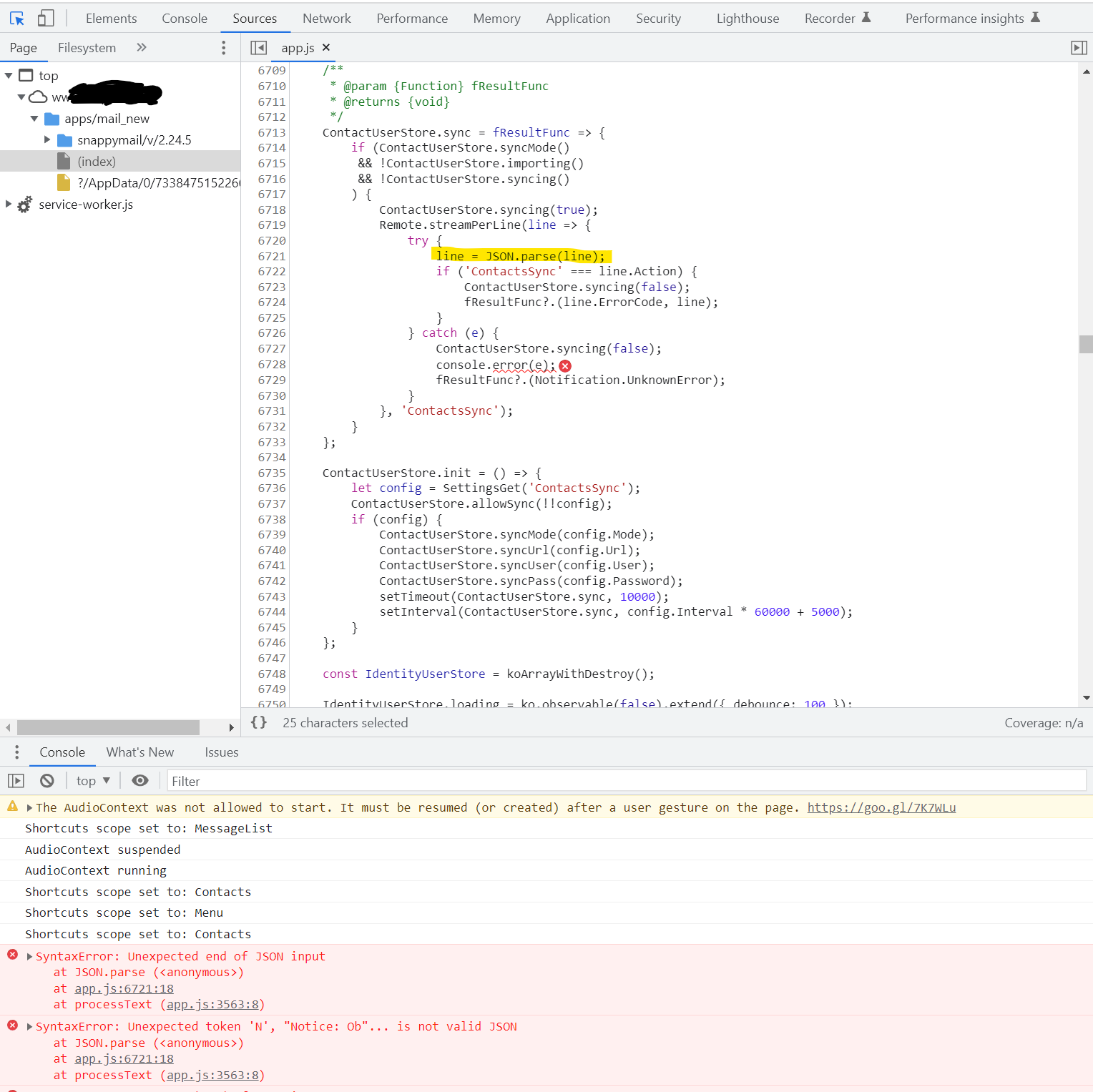 CardDAV sync error - Request aborted · Issue #866 · the-djmaze/snappymail · GitHub