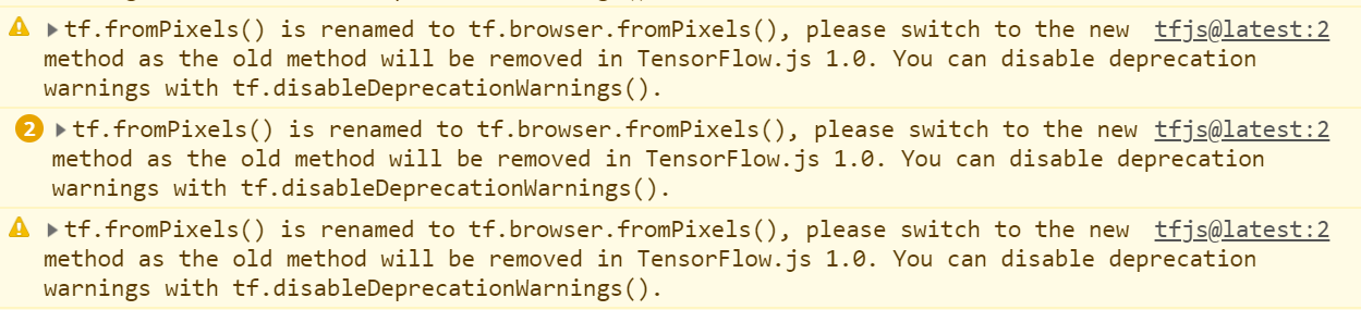 Problems with deprecation warnings · Issue #1276 · tensorflow/tfjs · GitHub