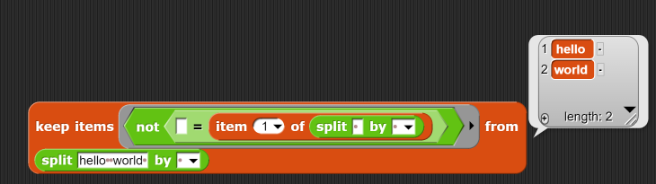 Problems with empty strings · Issue #2695 · jmoenig/Snap · GitHub