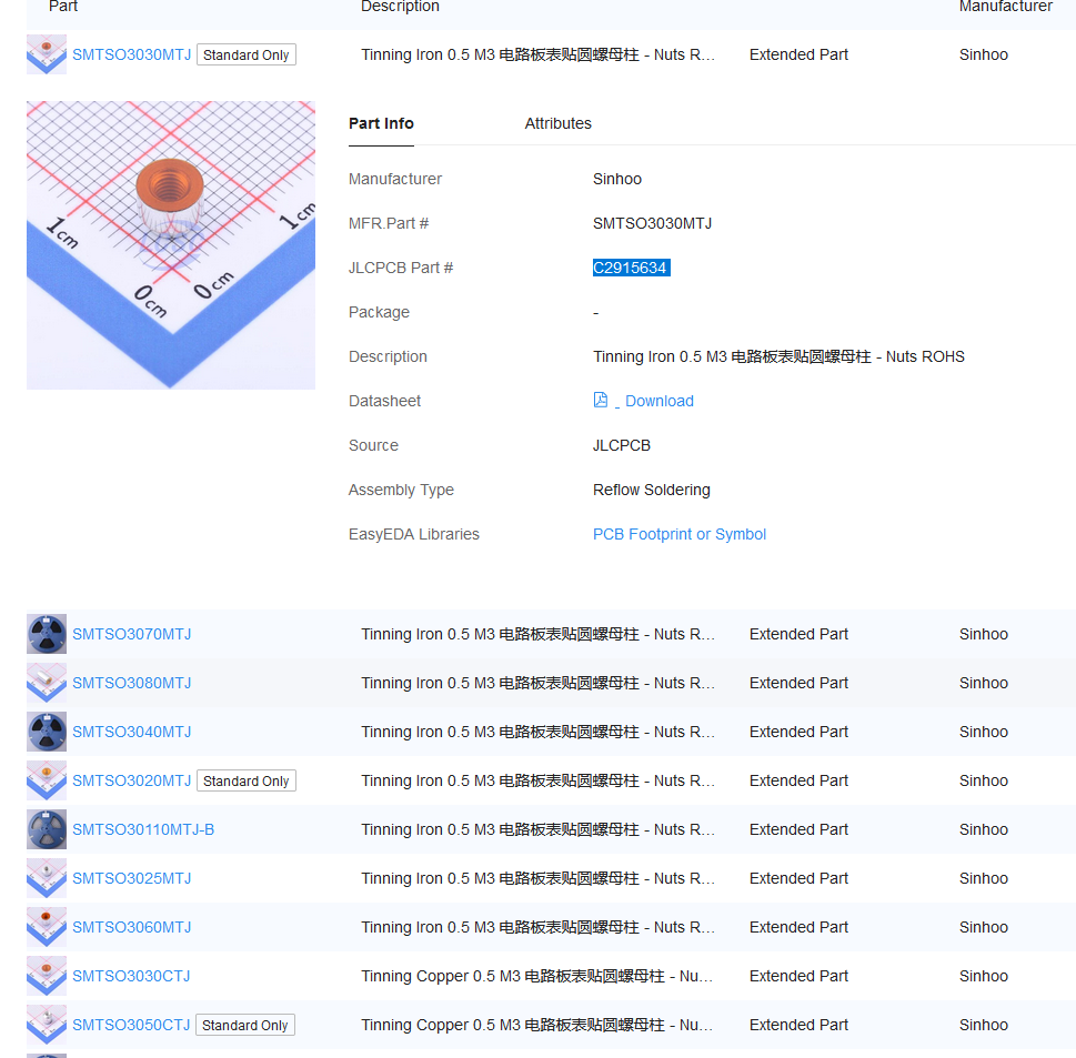 display whether a component is "standard only" · Issue #301 · Bouni/kicad-jlcpcb-tools · GitHub