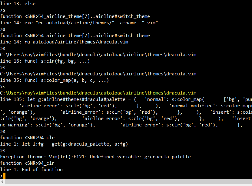Airline Theme Contains Error · Issue #138 · dracula/vim · GitHub
