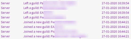 Bot Leaving And Rejoining Via Guildcreate And Guilddelete · Issue 1330 · Discorddiscord Api