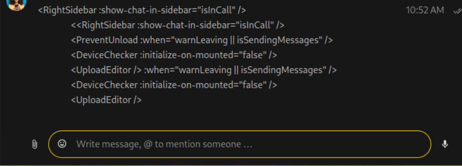 Can't paste XML into chats · Issue #9104 · nextcloud/spreed · GitHub