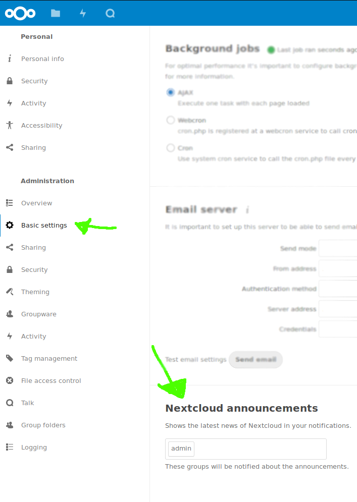 "Nextcloud announcement" - How to get rid of the conference news · Issue #426 · nextcloud ...