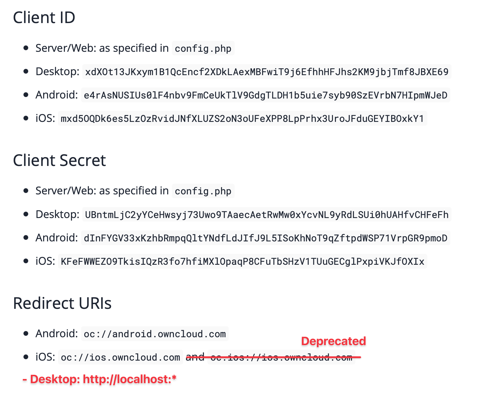 [OIDC] Add Client ID, Client Secret, Redirect URIs to general OIDC docs · Issue #3498 · owncloud ...