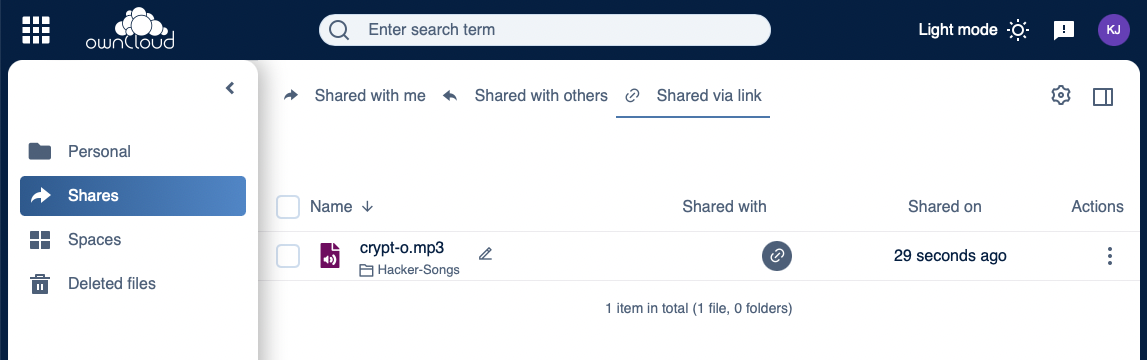 Link Creation Inconsistent Between Quick Action And Share Window · Issue 10057 · Owncloud