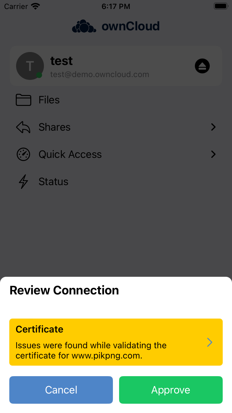 [QA] AppRegistry loads icons from 3rd party URLs · Issue #40953 · owncloud/core · GitHub