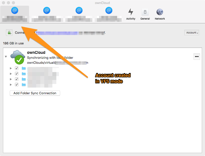 [VFS] Indicator needed for account created in VFS mode · Issue #6723 · owncloud/client · GitHub