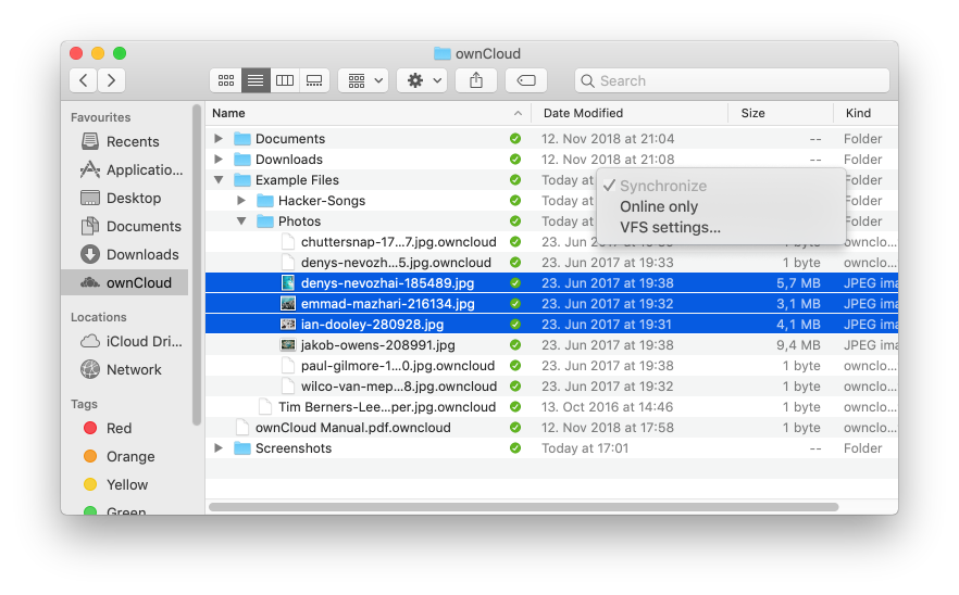 [Virtual Filesystem] Add option on folder level for downloading and ...