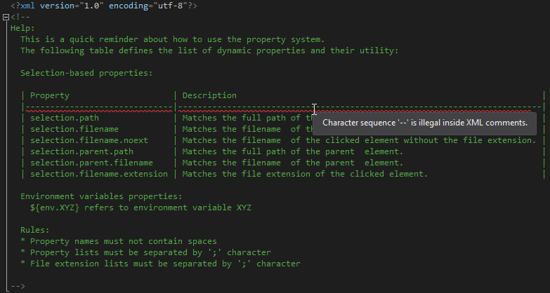 Syntax error in default.xml · Issue #78 · end2endzone/ShellAnything · GitHub