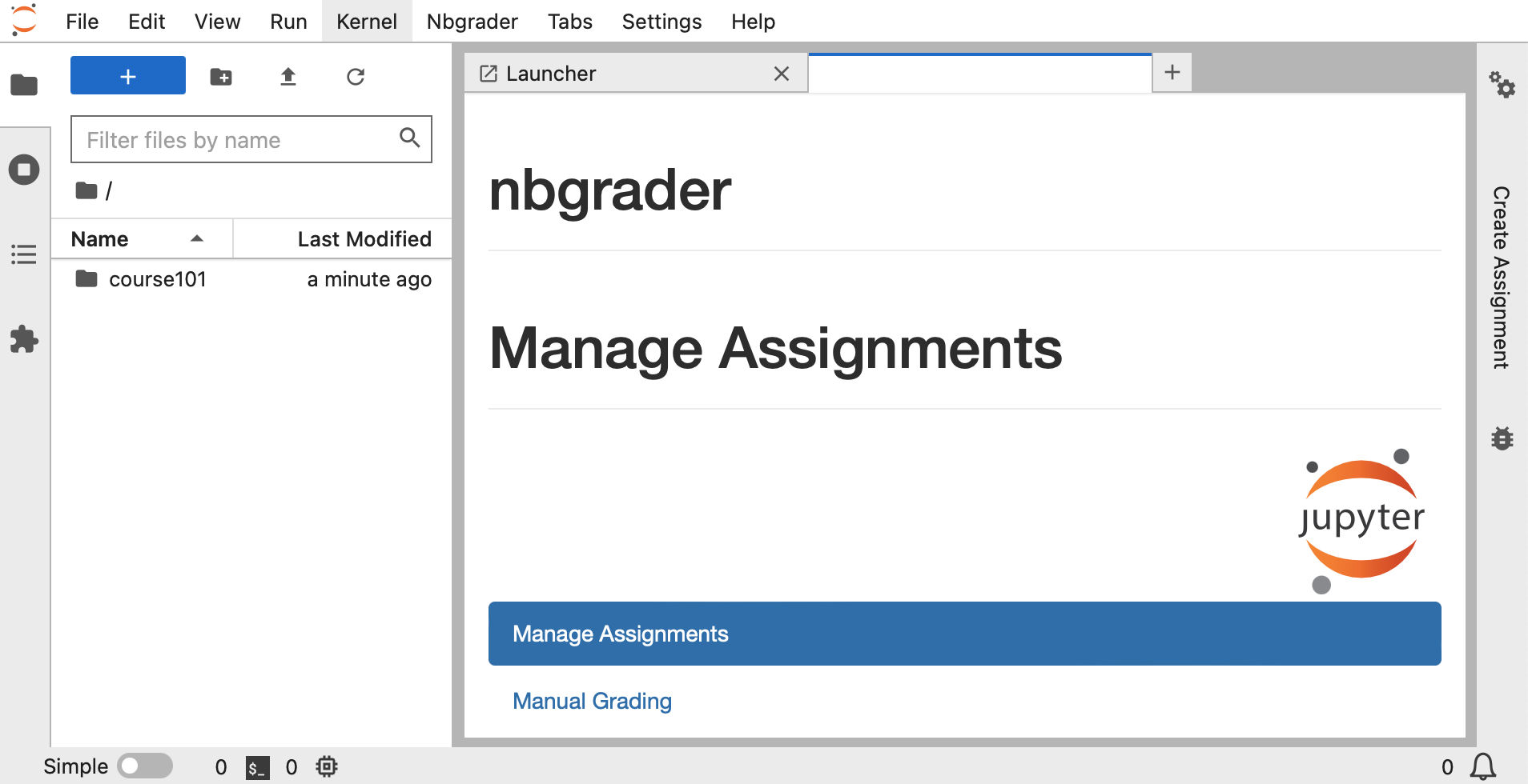 Nbgrader Menu In Jupyterlab Opens Windows That Cannot Be Closed · Issue