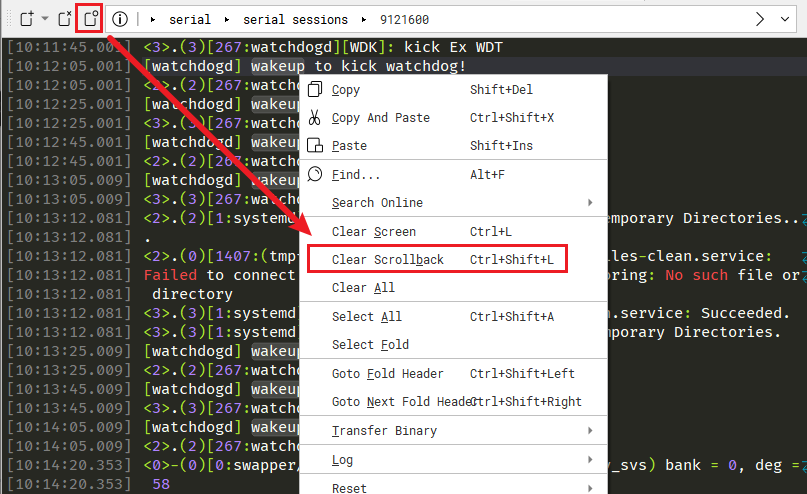 How To Quickly Clear Serial Session Screen Issue 530 KingToolbox WindTerm GitHub