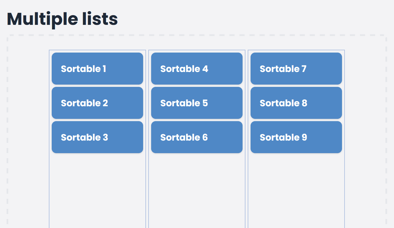 Sorting across multiple lists - kanban table · Issue #15 · thisbeyond/solid-dnd · GitHub