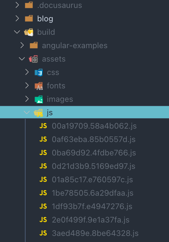Build without hashed output · facebook docusaurus · Discussion #7157 · GitHub