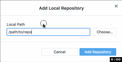 Deleting `\`char in `Add local repository` dialog make cursor jumps to end · Issue #2222 ...