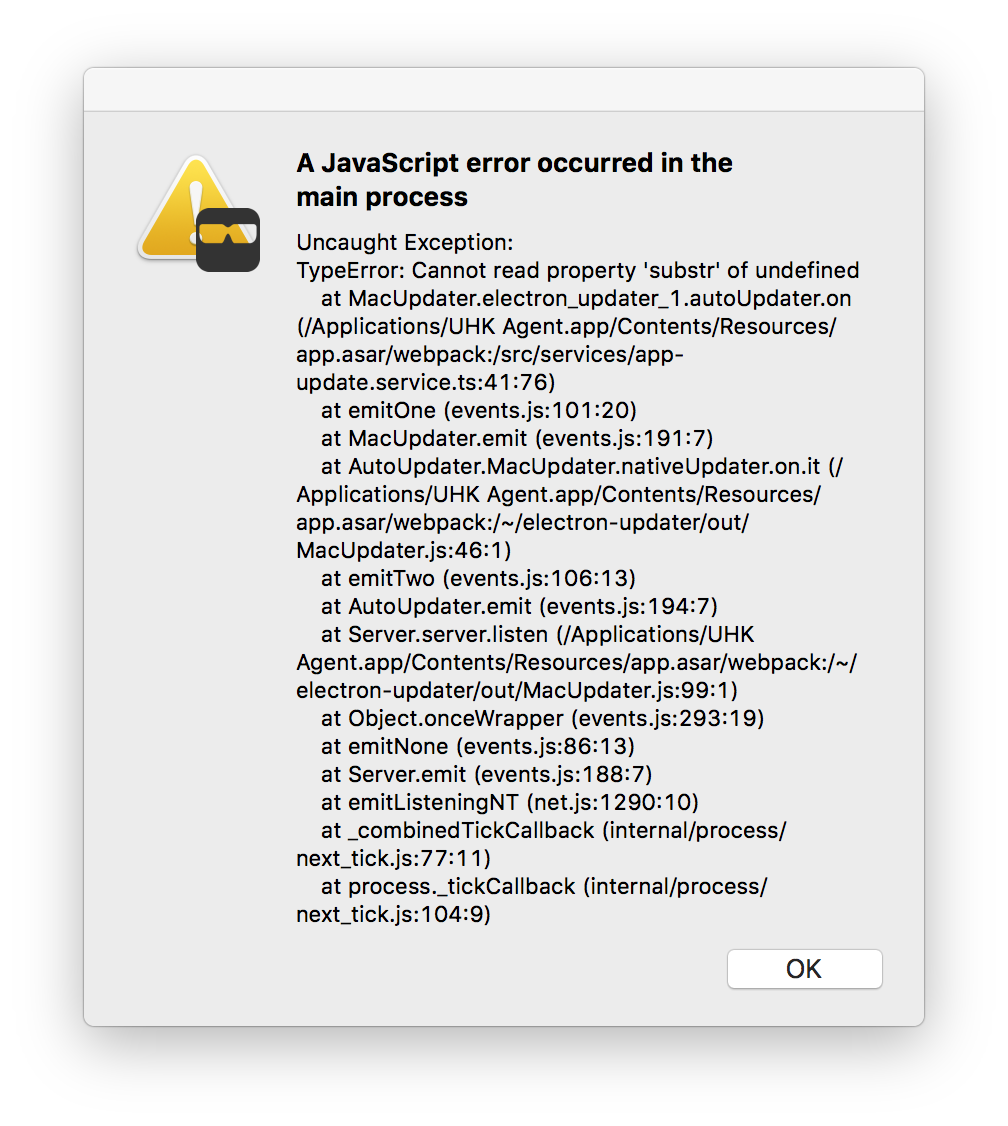 Agent crash during auto update on Mac · Issue #522 · UltimateHackingKeyboard/agent · GitHub