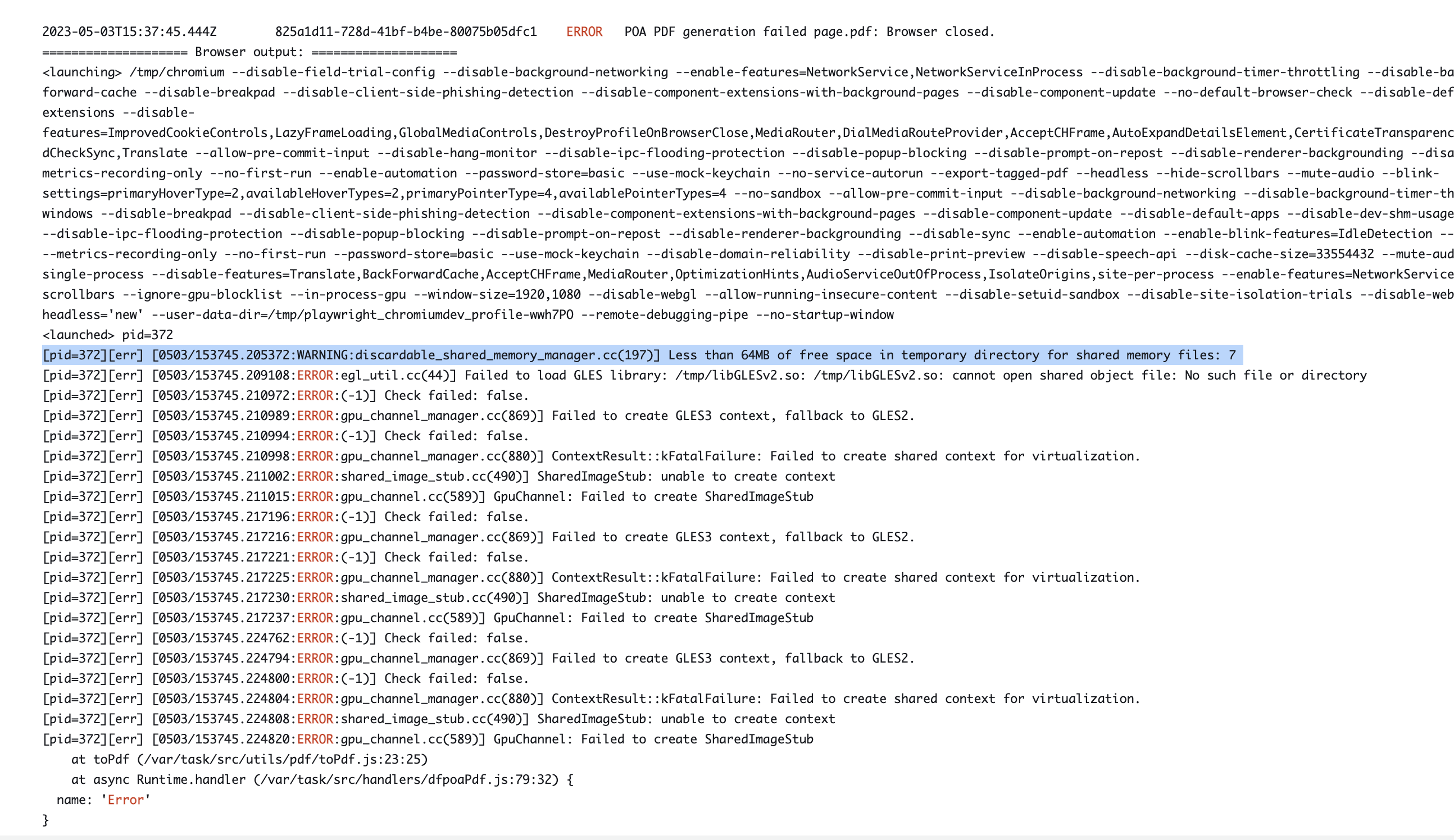 browser.close() just hangs · Issue #85 · Sparticuz/chromium · GitHub