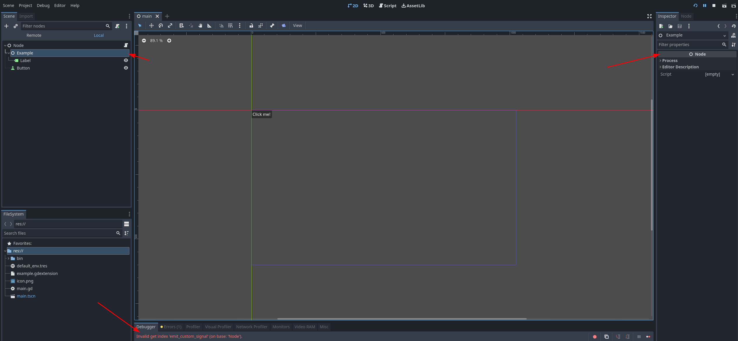 GDExtension Demo Project no longer works · Issue #58273 · godotengine ...