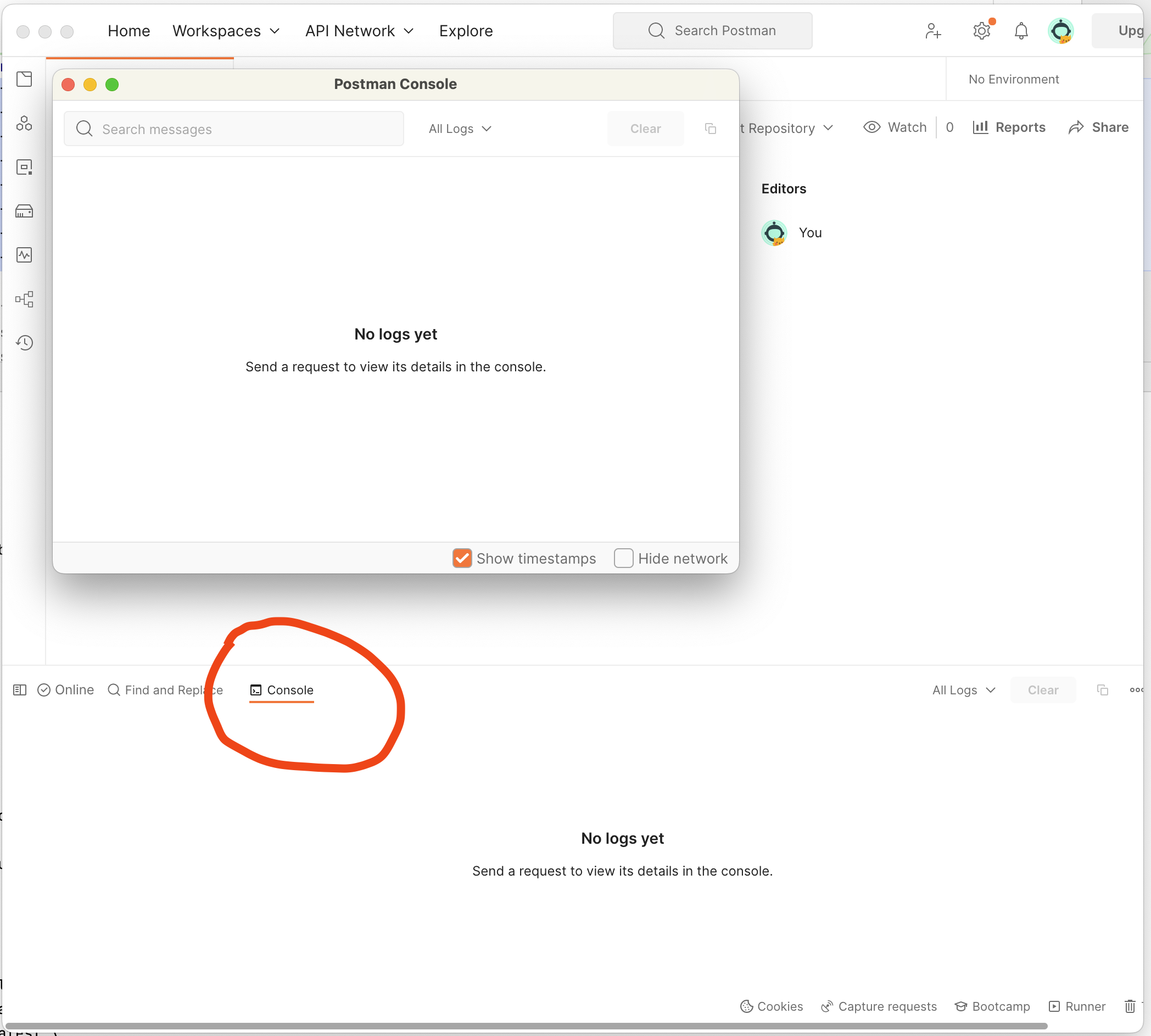 Feature Request: Dock Postman Console · Issue #8219 · postmanlabs/postman-app-support · GitHub