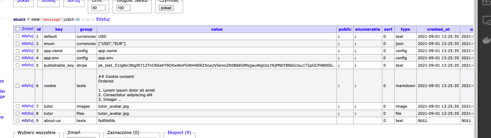 Model · Issue #1 · EscolaLMS/settings · GitHub