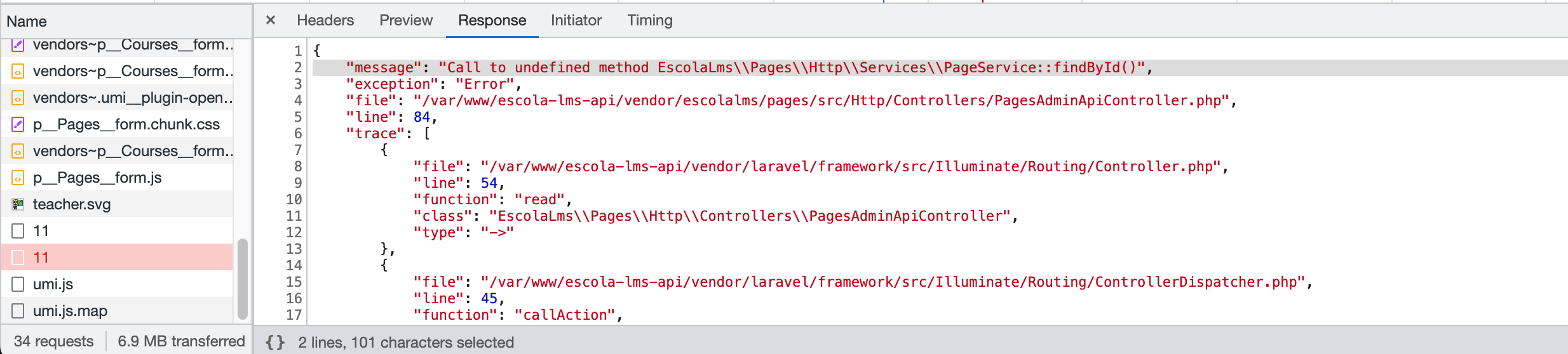 fetch one doesn' work · Issue #20 · EscolaLMS/pages · GitHub