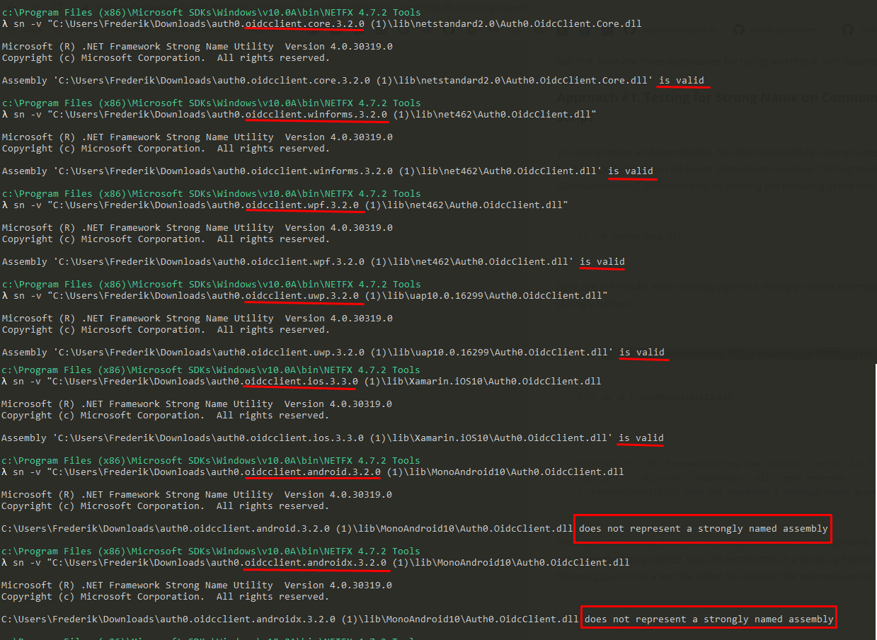 Auth0 Oidcclient Assembly Doesn T Have A Strong Name · Issue 187 · Auth0 Auth0 Oidc Client Net