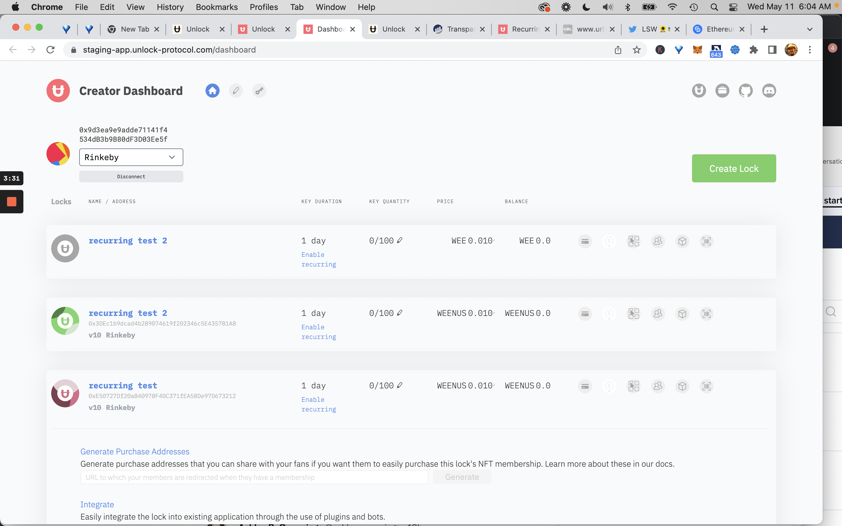 dashboard flashes when lock being deployed · Issue #8794 · unlock-protocol/unlock · GitHub