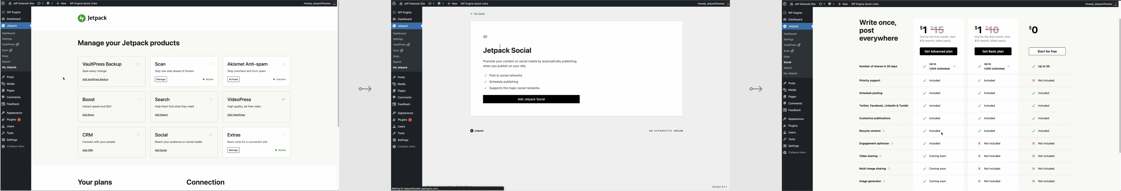 Upgrade flow from My Jetpack [Social stand-alone]: Remove redundant screen before pricing table ...