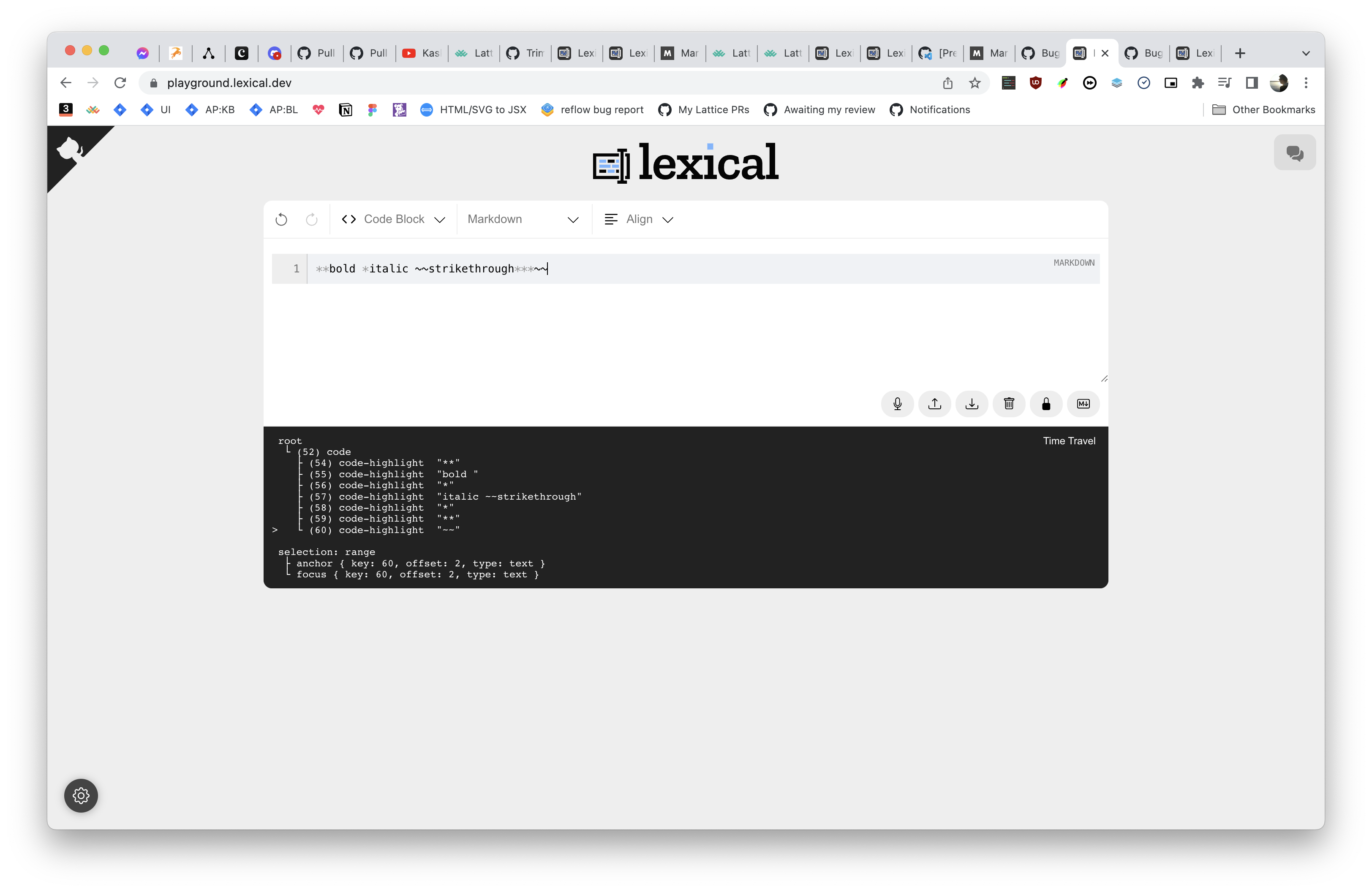 Bug: Combining bold italic strikethrough can generate invalid markdown · Issue #2303 · facebook ...