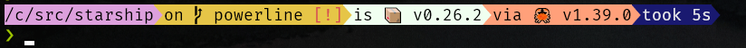 Powerline prompt · Issue #528 · starship/starship · GitHub