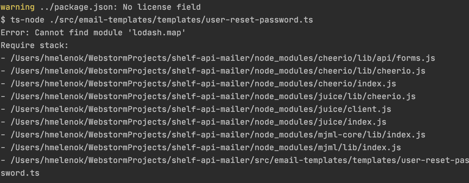 Error Cannot Find Module Lodashmap From Cheerio · Issue 1895 · Mjmliomjml · Github