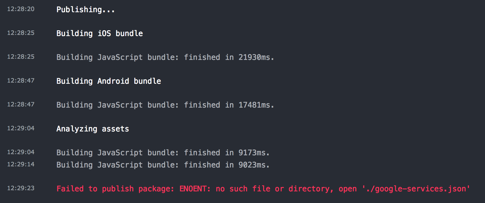 Android push notifications -`googleServicesFile` relative path might be breaking stuff · Issue ...