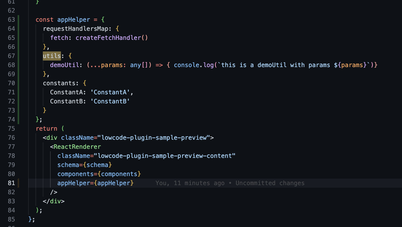 在数据源面板以及源码面板， 如何使用在appHelper注入的 util跟constants? · Issue #1254 · alibaba/lowcode-engine · GitHub