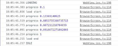 Loading state different behaviour iOS / Android · Issue #343 · react-native-webview/react-native ...