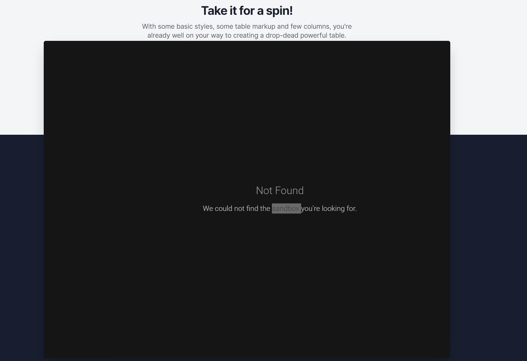 Rate Limit Exceeded for CodeSandbox · Issue #3125 · TanStack/table · GitHub