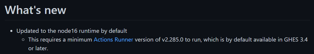 Github Error Notification About Action Chekcout V2 Running On Old Node 12 · Issue 360