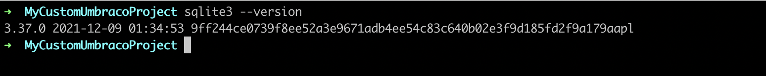 Installation doesn't work on Mac M1 getting SQLite error · Issue #13206 · umbraco/Umbraco-CMS ...