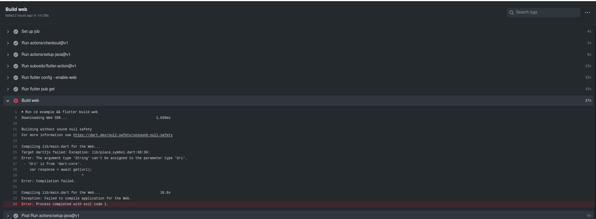 Web CI bot broken · Issue #529 · flutter-mapbox-gl/maps · GitHub