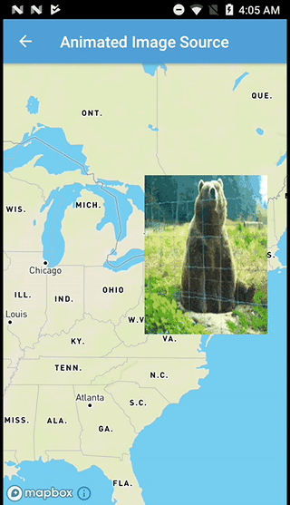 Add Animating Example With Imagesource · Issue 558 · Mapbox Mapbox Android Demo · Github