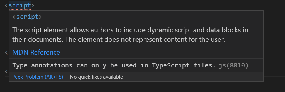 Red underlined script tag when using $$props · Issue #125 · sveltejs/language-tools · GitHub