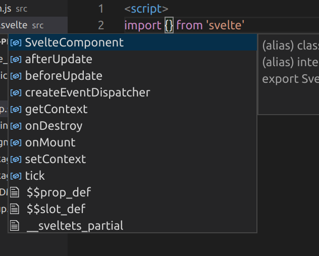 Autocomplete For External Libraries · Issue 153 · Sveltejs Language Tools · Github