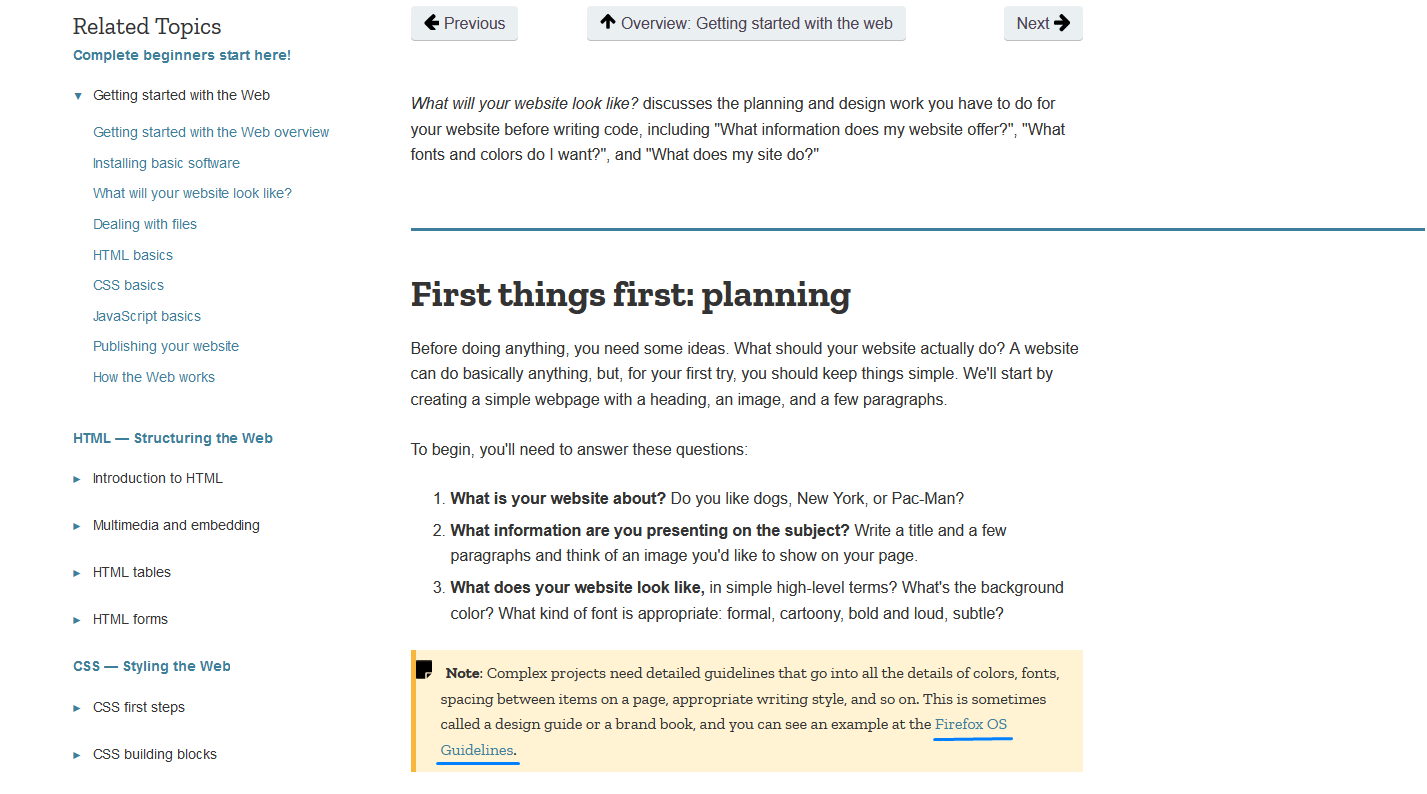 Broken Link in What will your website look like? page · Issue #2614 · mdn/sprints · GitHub