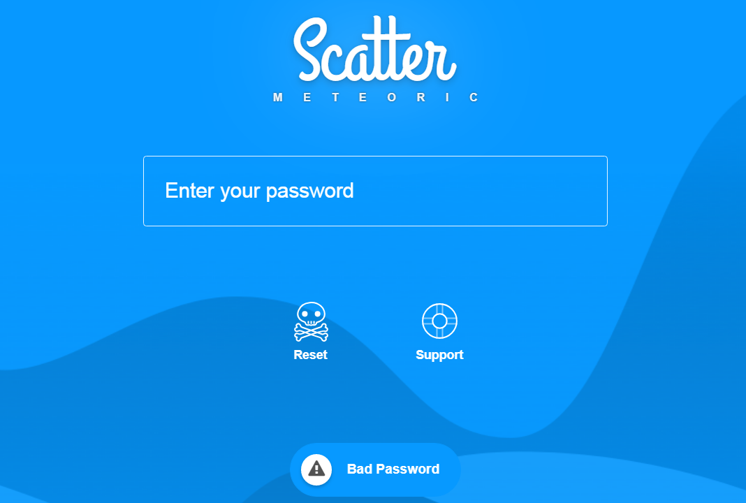 Mild annoyances of login screen · Issue #443 · GetScatter/ScatterDesktop · GitHub