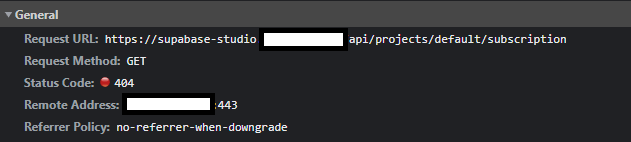 Self hosted instance unbale to connect to project · supabase · Discussion #8847 · GitHub