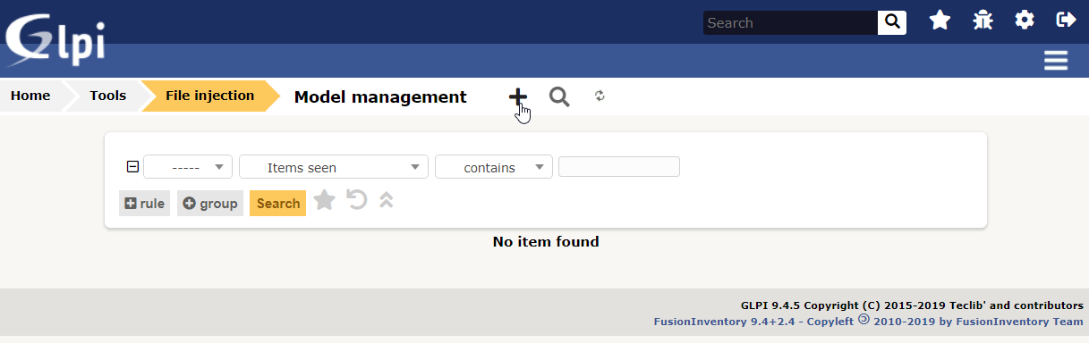Model creation button disabled, Data Injection 2.7.0 · Issue #173 · pluginsGLPI/datainjection ...